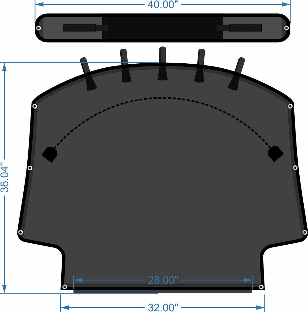 Key West T-top Storage for Hardtops 244CC, 219FS, 239FS, 210BR, and 23 ...